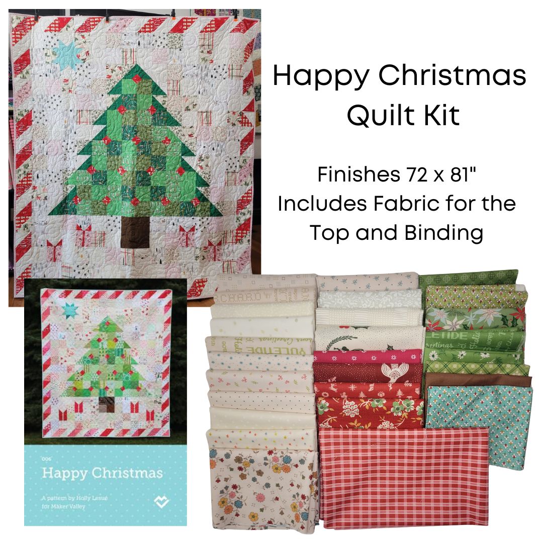 Happy Christmas Quilt Kit – Mashe Modern Fabric and Quilting