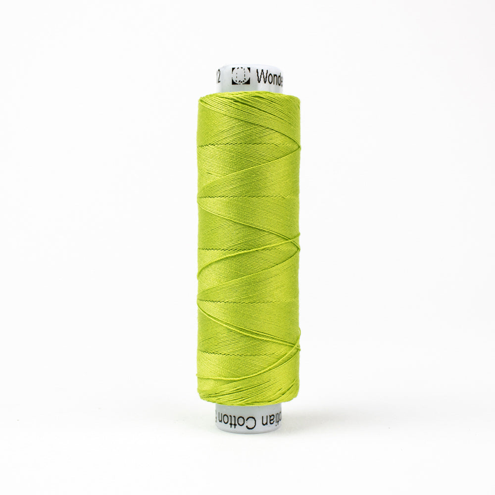 Wonderfil Konfetti Chartreuse Green Thread 50 wt Cotton Mini Spool ...