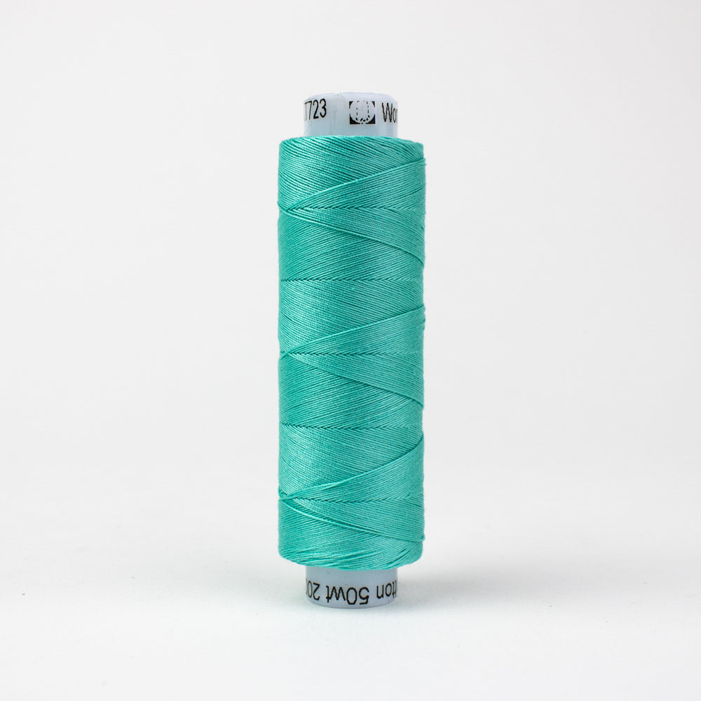 Wonderfil Konfetti Paradise Aqua Blue Thread 50 wt Cotton Mini Spool ...