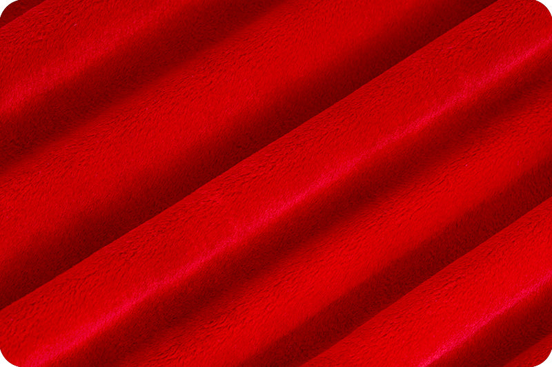 Cuddle Extra Wide 90" Scarlet Red Minky Cuddle Fabric – Mashe Modern ...
